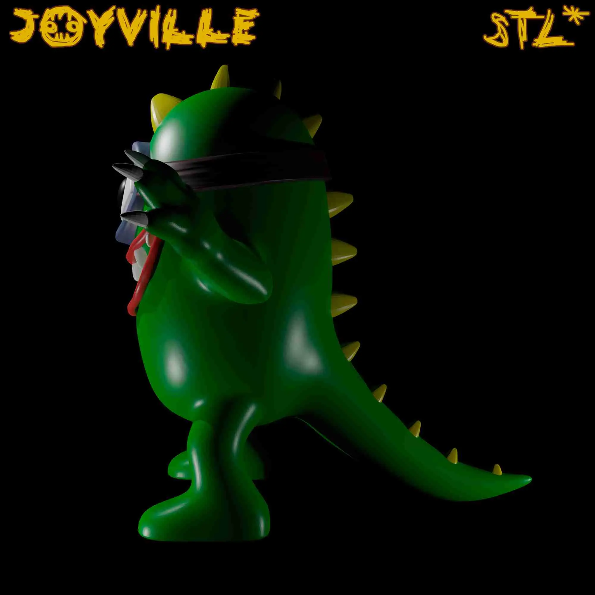 BOUNCY DINO FROM JOYVILLE | 3D FAN ART | JOY VILLE | 3D models download ...