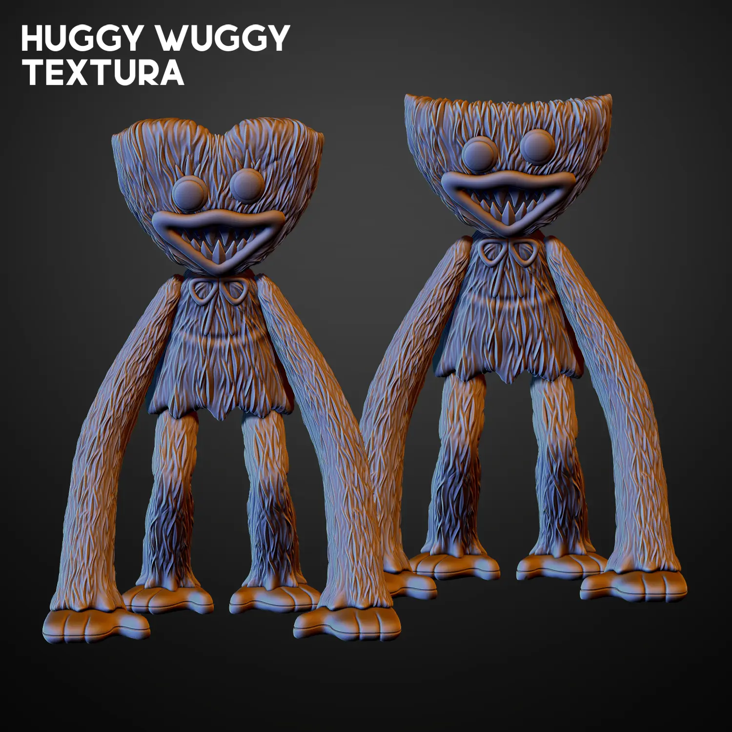 Other STL Download - Huggy Wuggy and Kissy Missyby Gom3D
