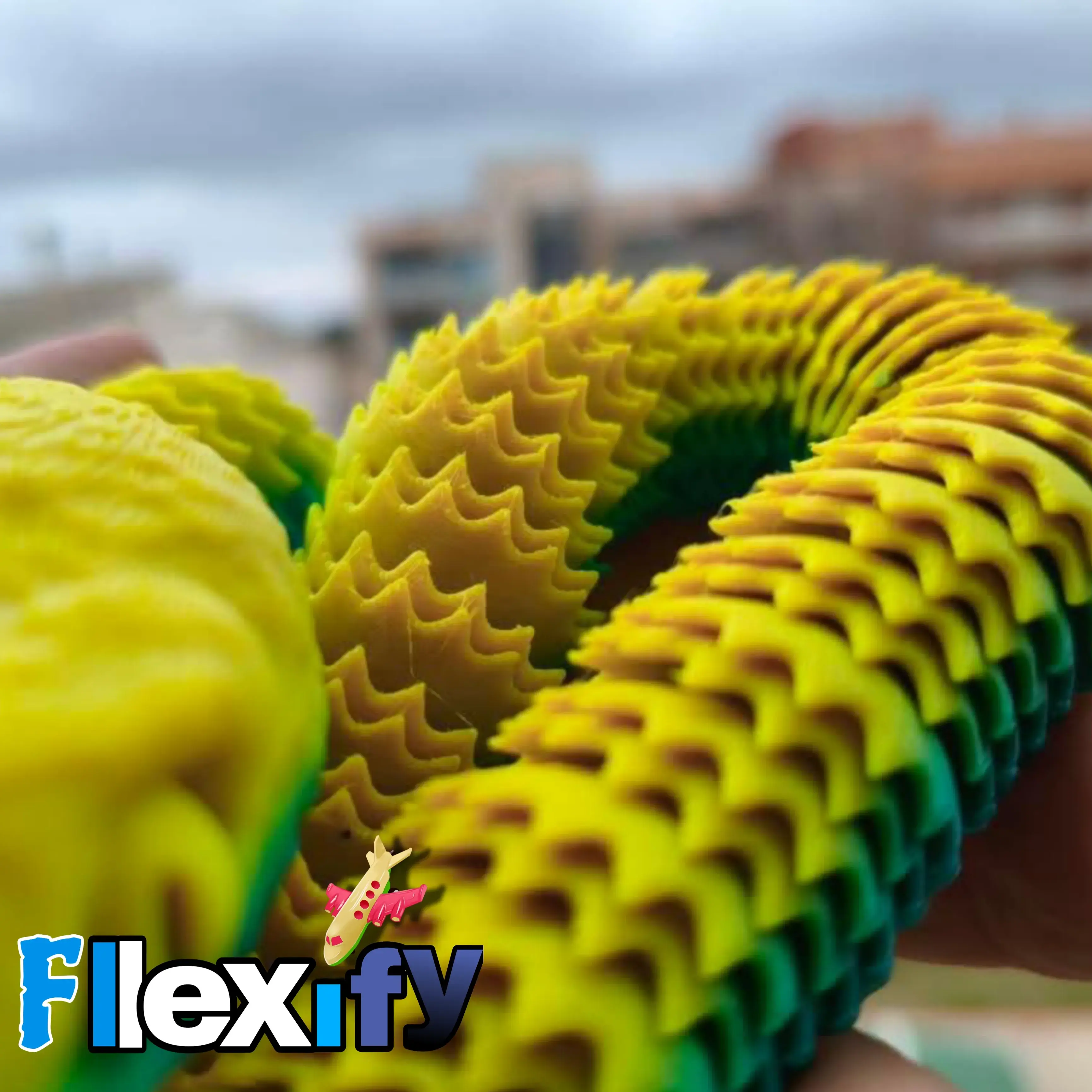 3D Printer Files | 3MF File | Flexi Snake- print in place | Creality Cloud