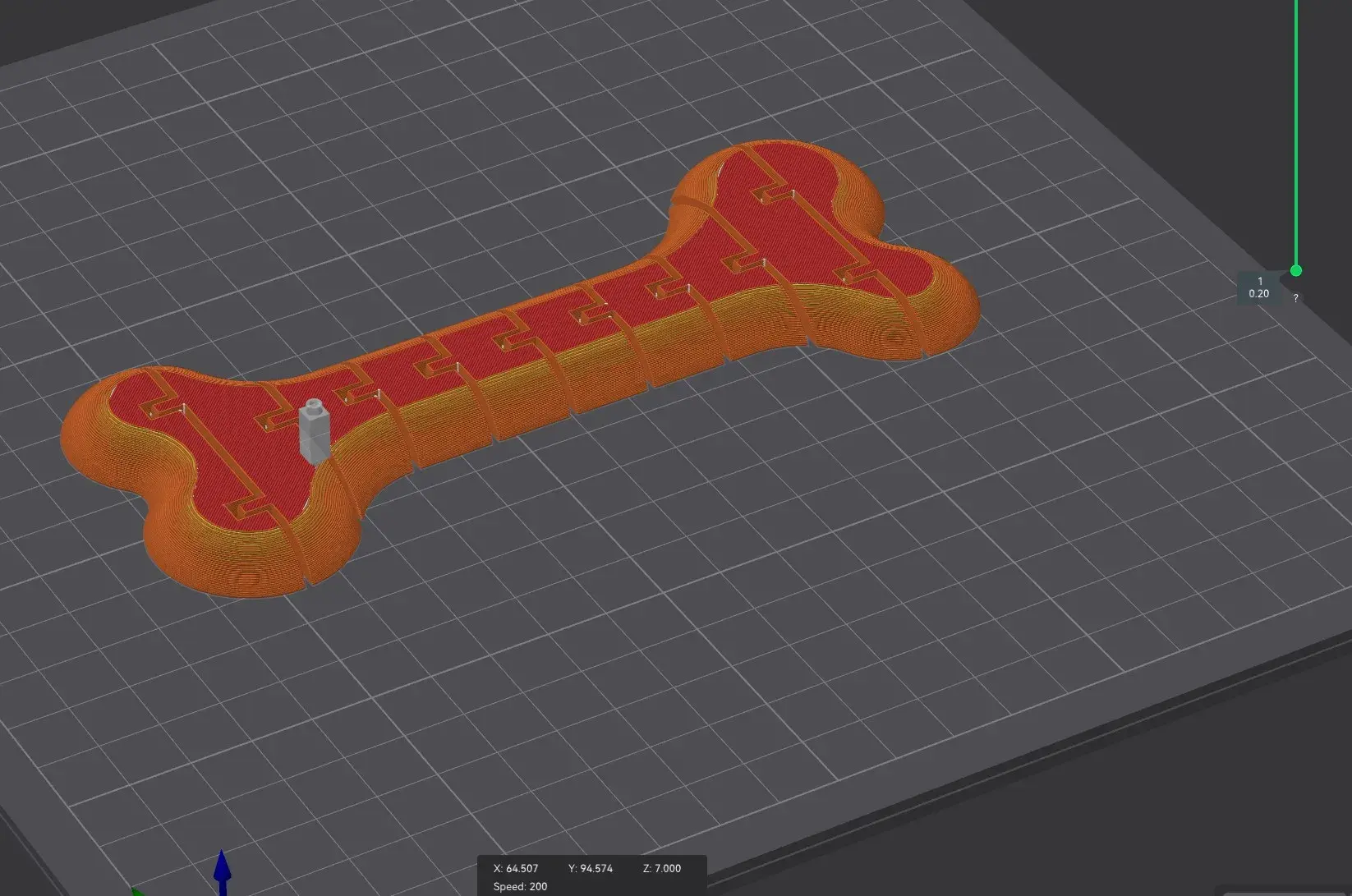 3D Printer Files | 3MF File | Articulated Bone | Creality Cloud