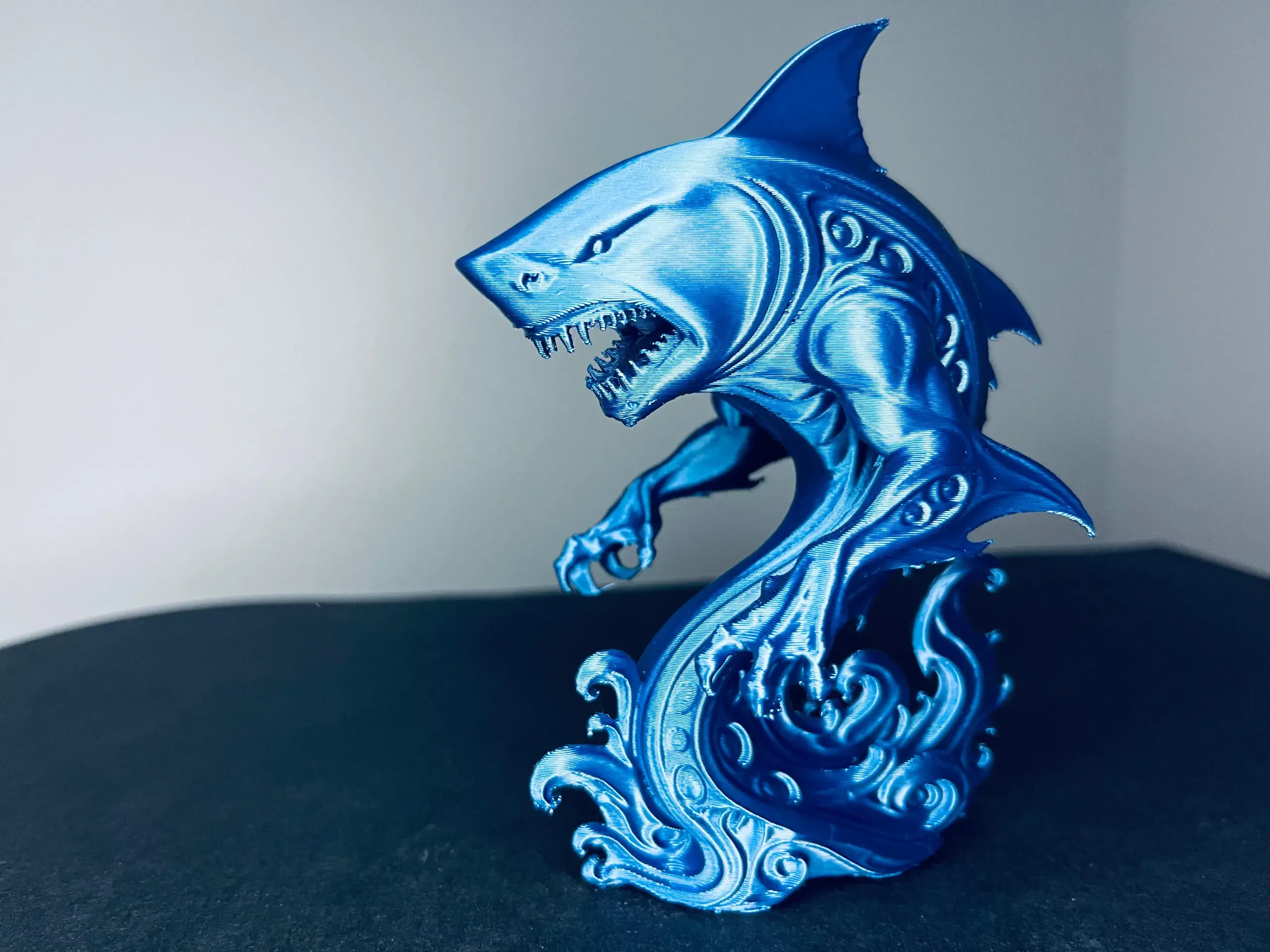 3D Printer Files | 3MF File | Shark sea creature statute | Creality Cloud