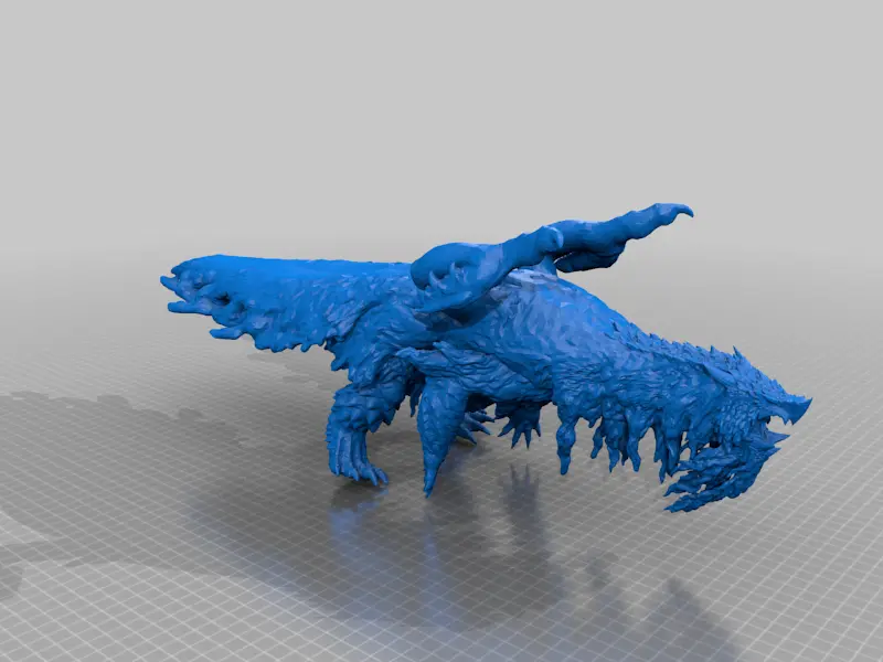 Free Characters & Creatures STL Download - monster hunter - "monster ...