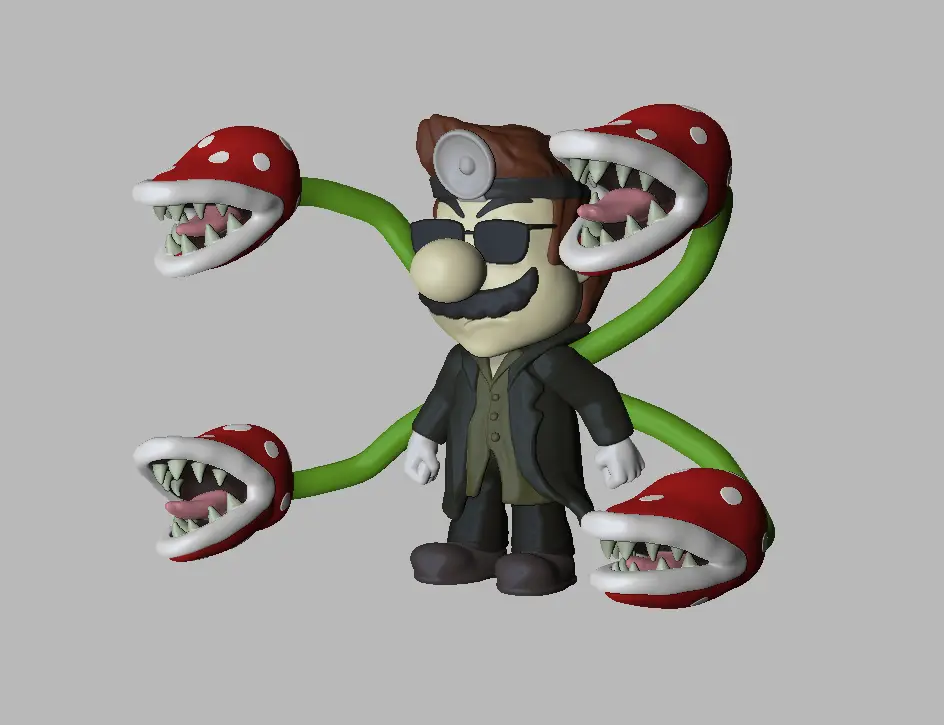 Other STL Download - Dr Super Mario Octopusby Axos3D