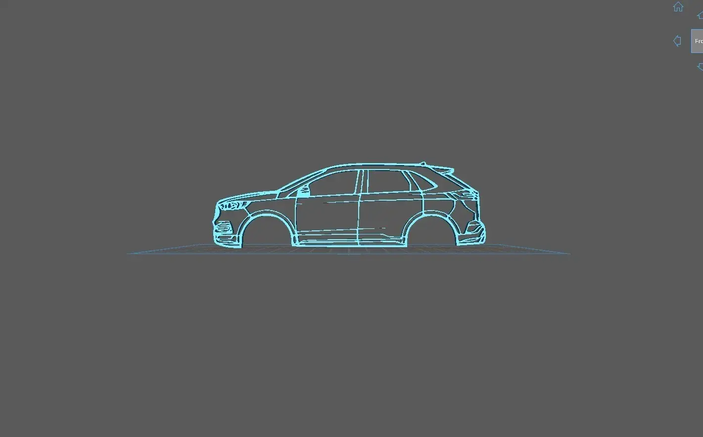 Vehicles & Machinery STL Descarga - Ford - Edge ST 2019 - 3Decoplate