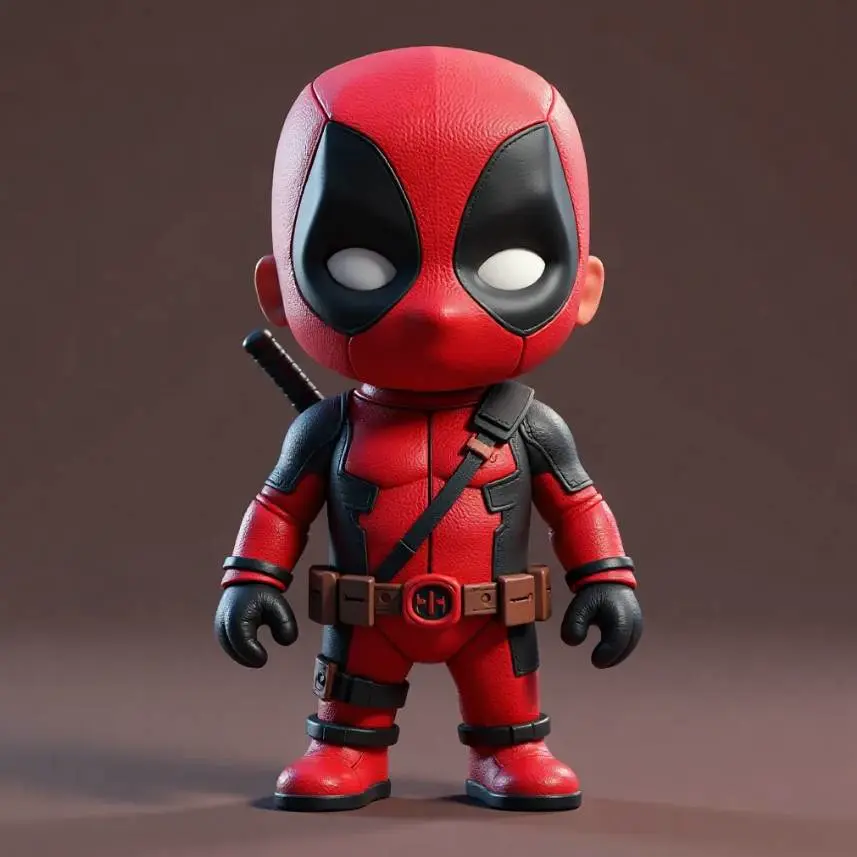 3D Printer Files | 3MF File | Mini cute Deadpool | Creality Cloud