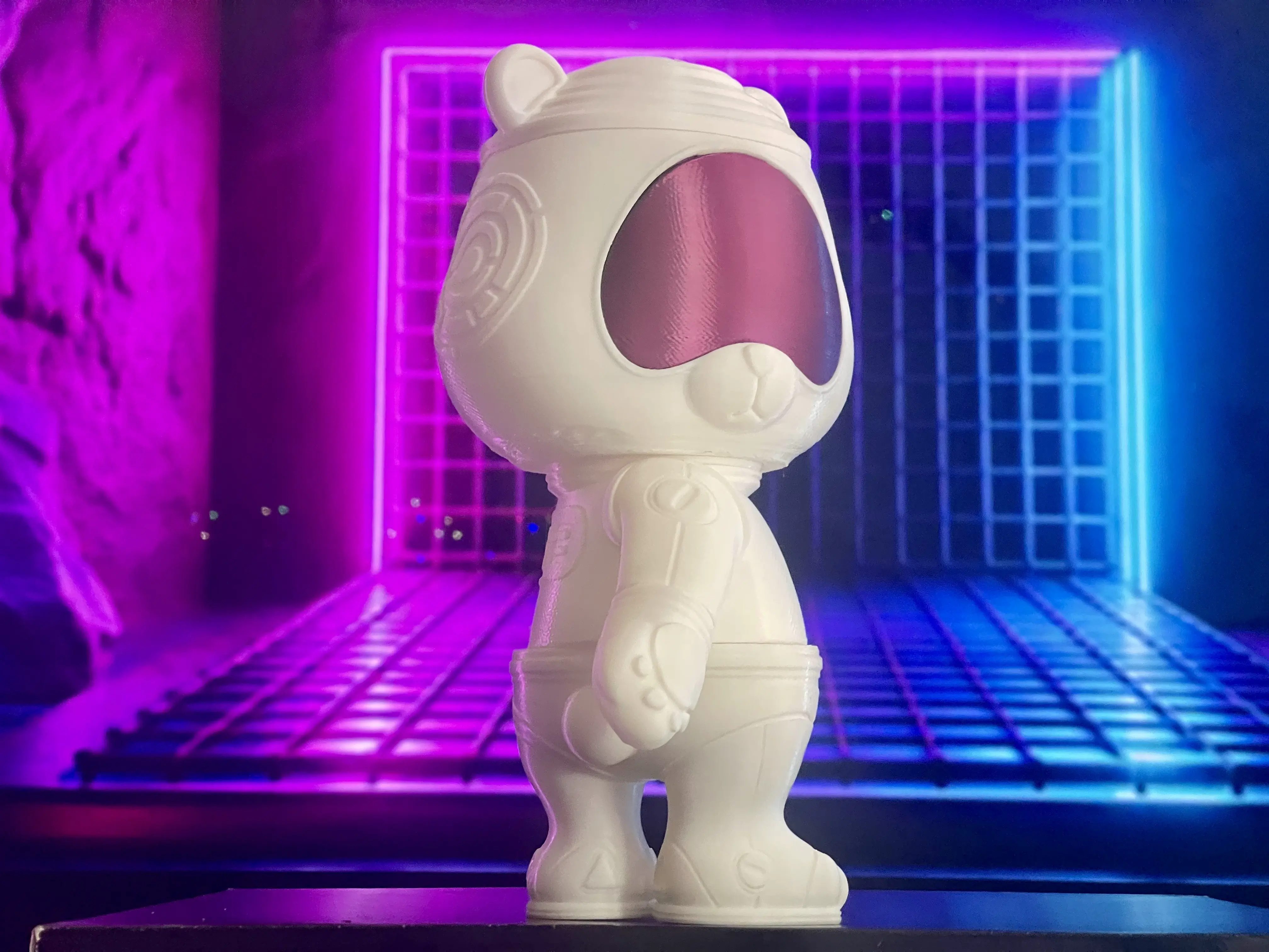 Characters & Creatures STL Download - Bear Robot semi poseableby Oasis3dlab