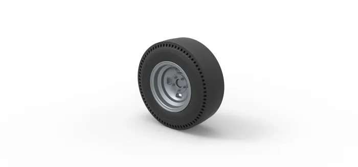 Vehicles & Machinery STL Download - Rear wheel of vintage dragster ...