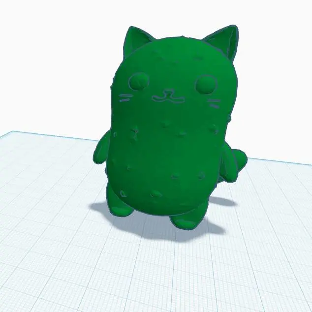 Free Characters & Creatures STL Download - Pickle catby Technolazerax13