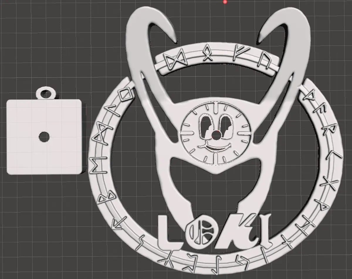 Badges & Coins STL Download - LOKI CLOCK WITH BASE TO HOLD CLOCKby ...