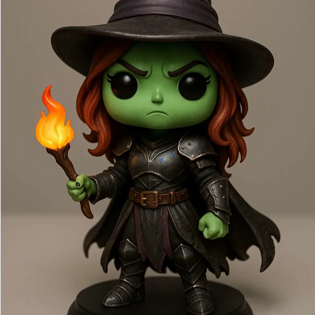 Characters & Creatures STL Download - Action Figure Bruxa Halloweenby ...