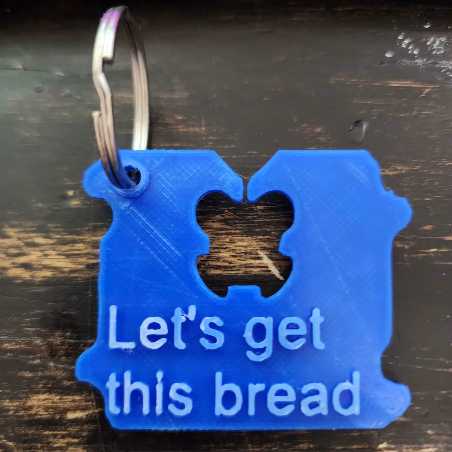3D Printer Files | 3MF File | Bread Clip Keychain – “Let’s Get This ...