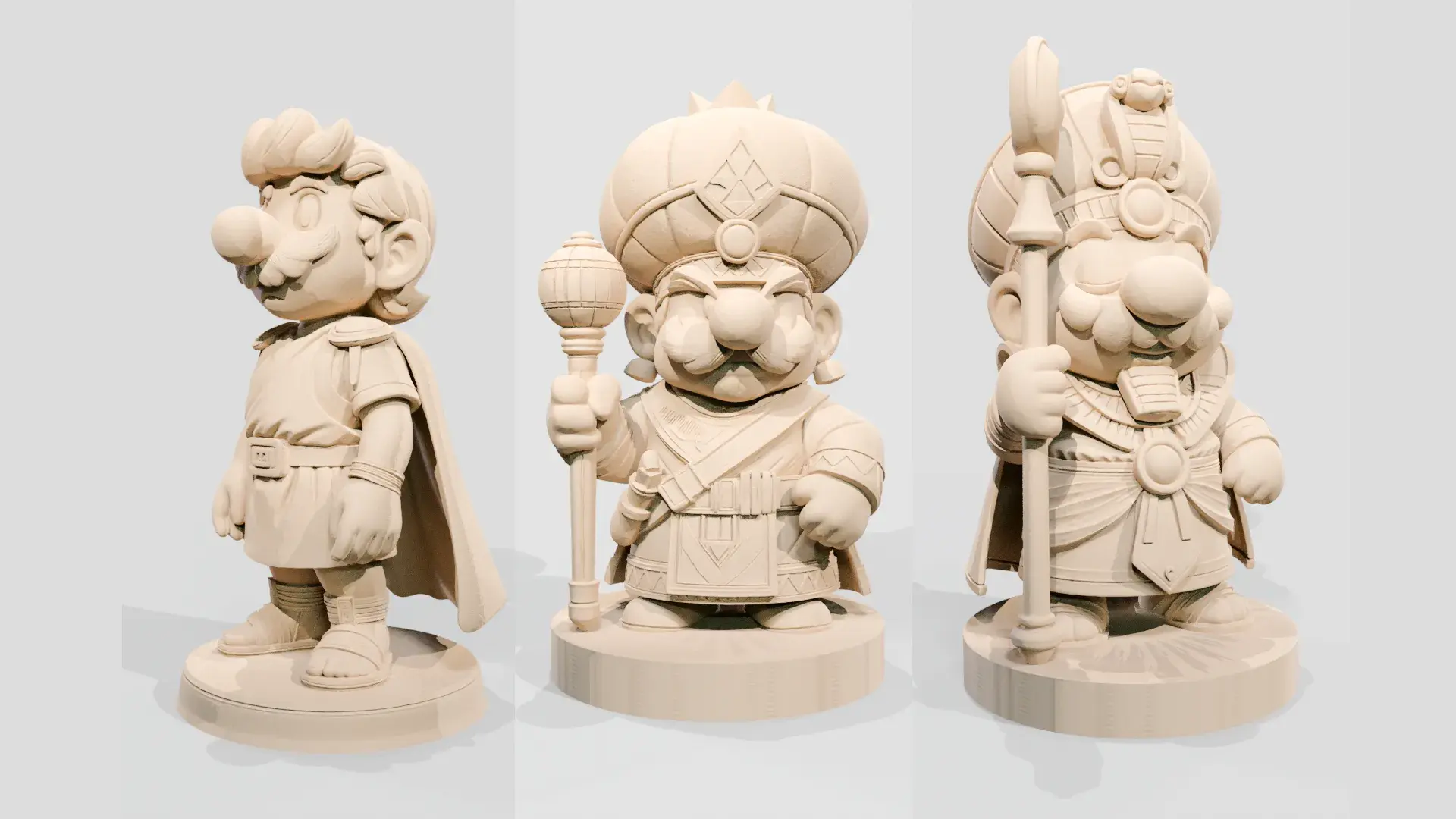 Characters & Creatures STL Download - Mario Fan Art Collection – Bundle ...