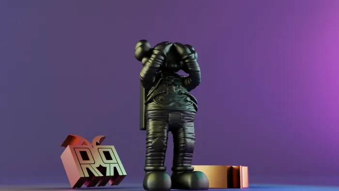 Sculptures & Artworks STL Download - Kaws Astronautby rexer_3d