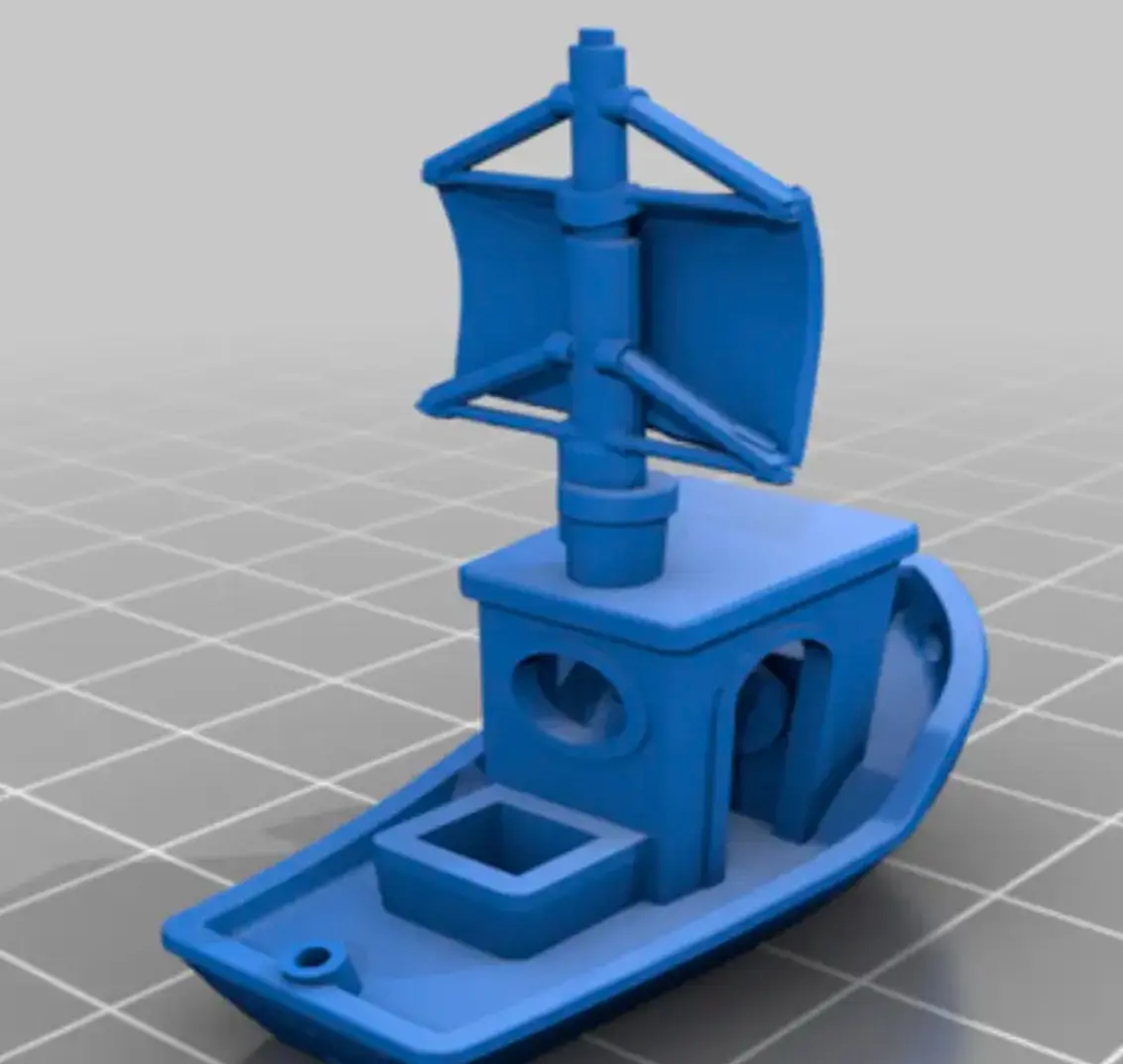Test Models STL Download - Sail boat Benchyby BANANABANANA