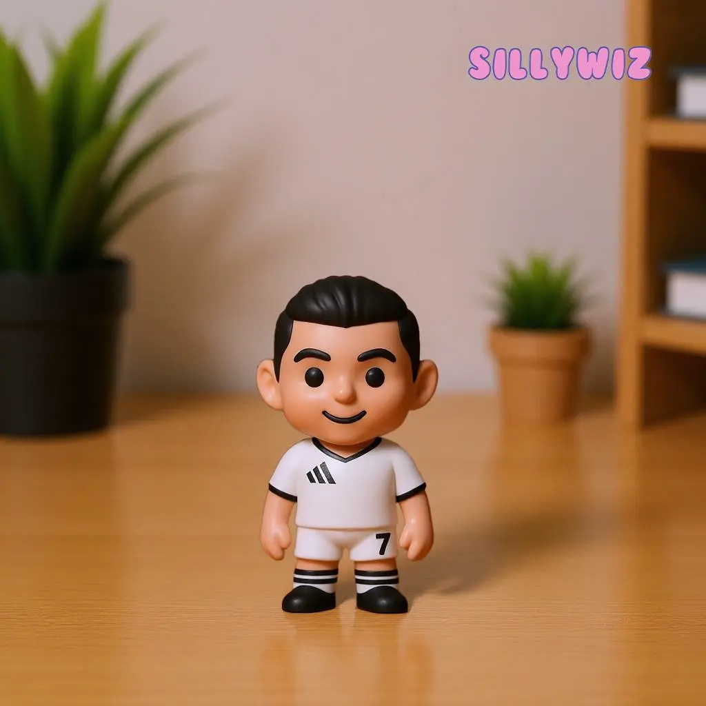 Characters & Creatures STL Download - Cute Cristiano Ronaldoby SillyWiz