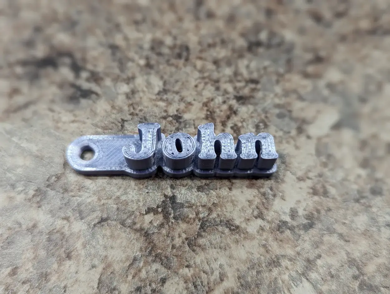 Jewelry & Accessories STL Download - John Keychainby Trash Can Guy