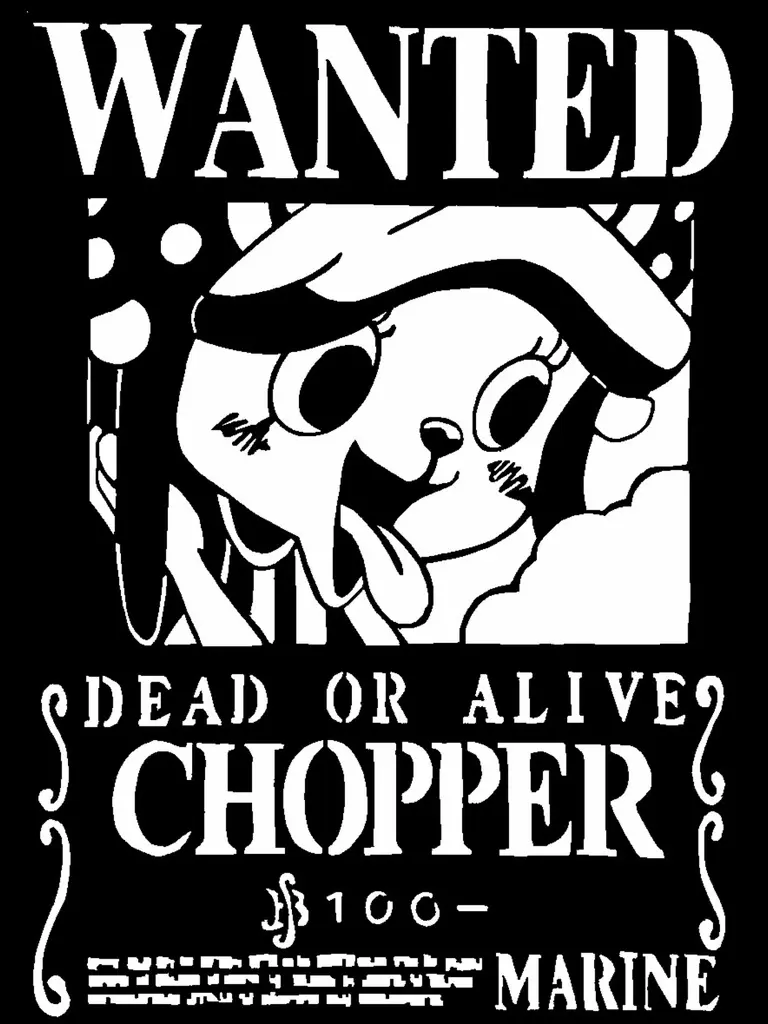 Free Characters & Creatures STL Download - Wanted Poster Chopper ...