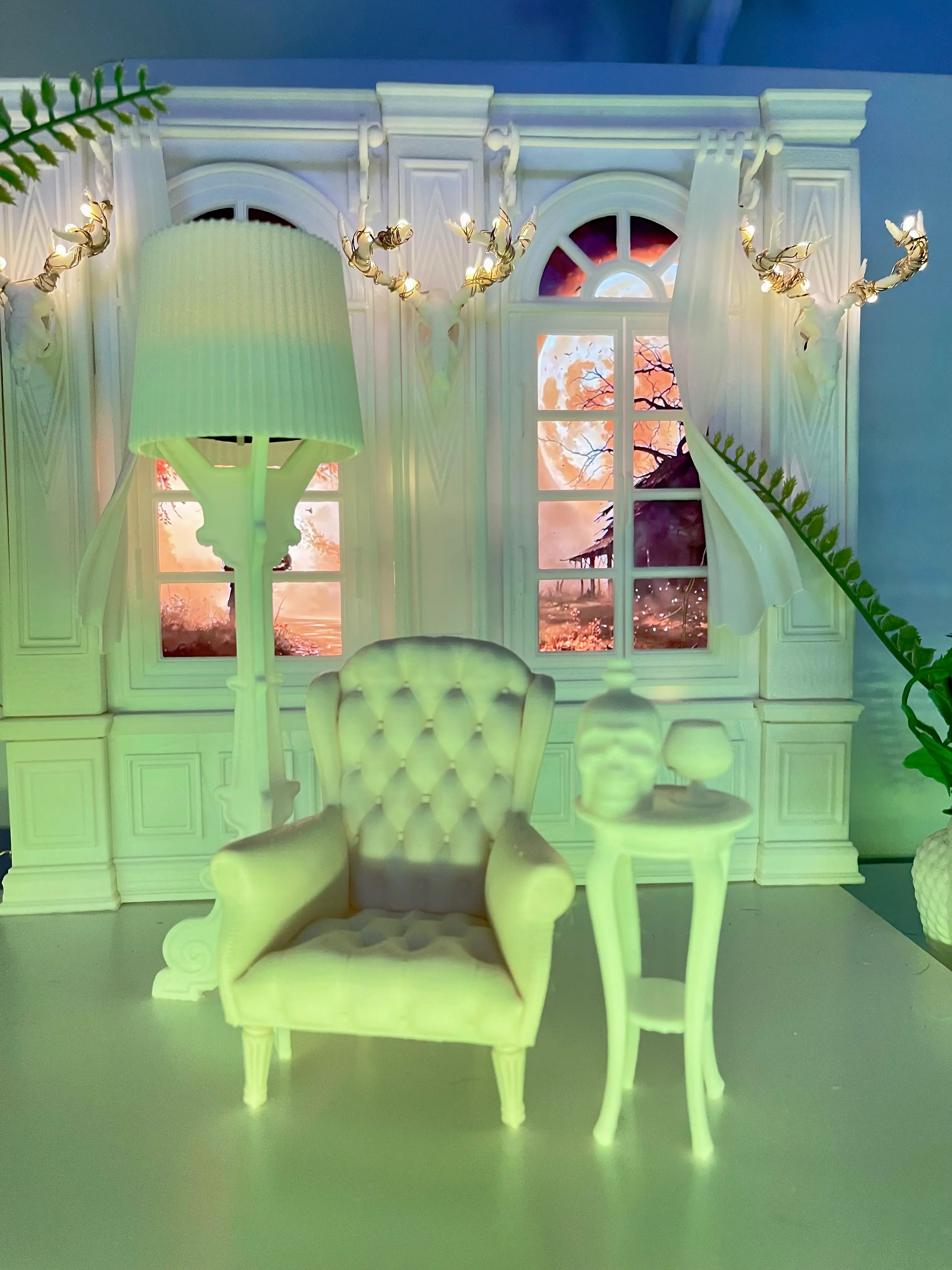 Lighting & Lamps STL Download - MANSION INTERIOR (PROPS)by Oasis3dlab