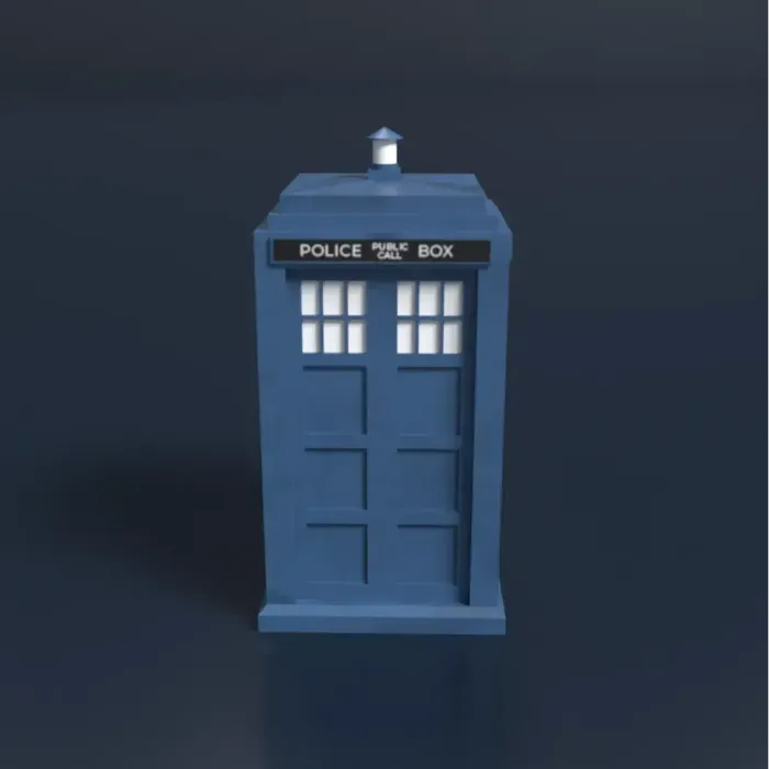 Board Games & Card Games STL Download - MTG Tardis deck box Commander ...