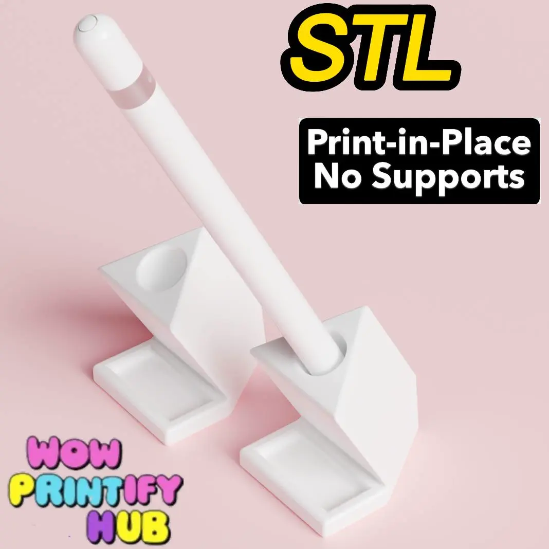 3D Printer Files | 3MF File | Modern Pen Holder STL | Creality Cloud