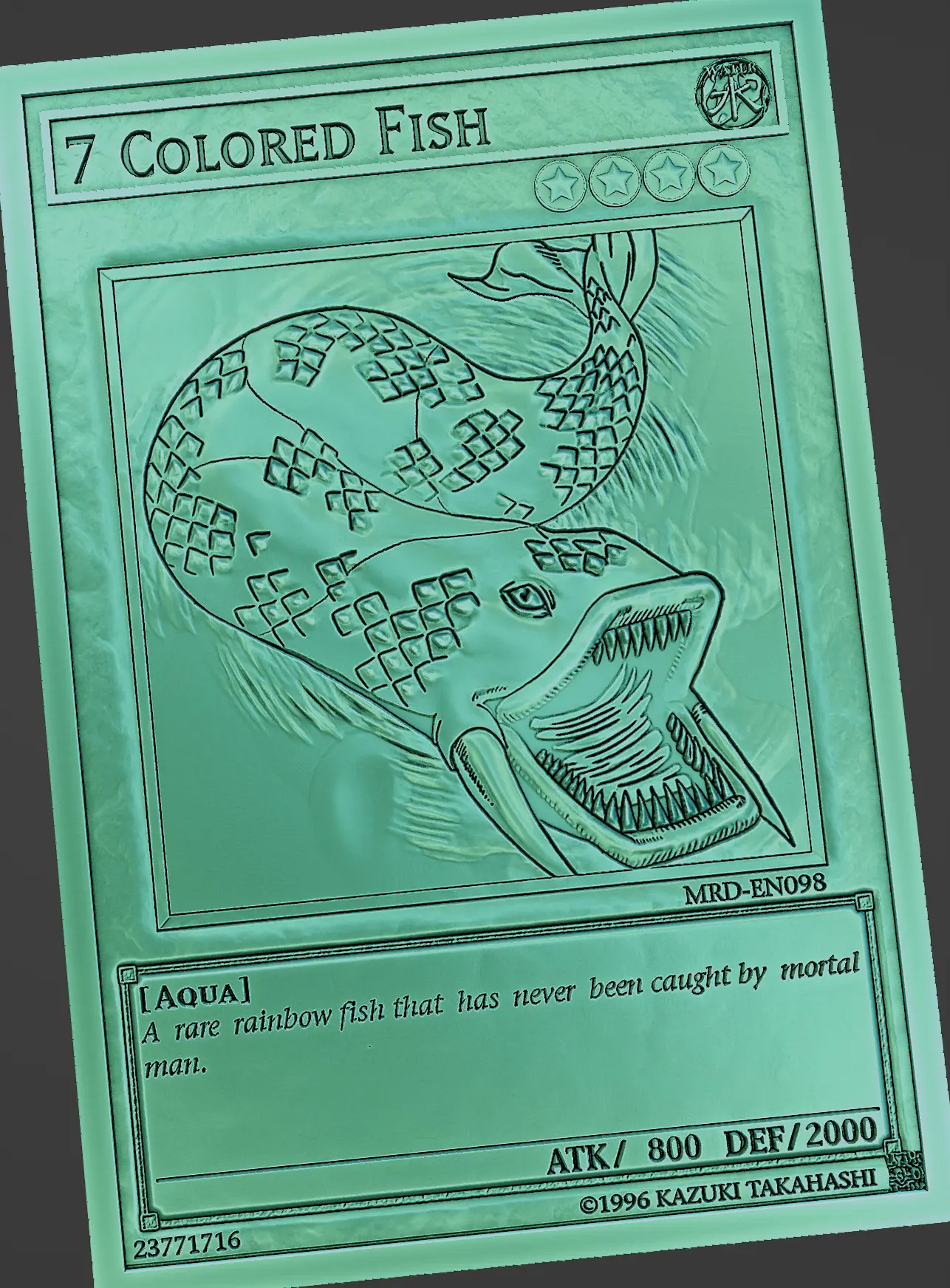 Free Other STL Download - 7 COLORED FISH - YU-GI-OH!by Wsonuchiha3D