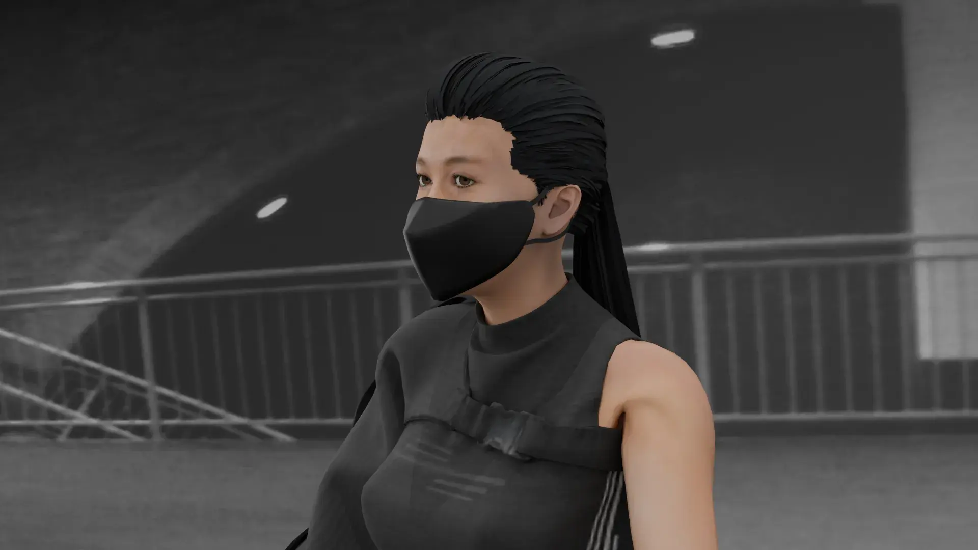 Cosplay STL Download - Urban Ninja Face Shieldby Perihelion Prints