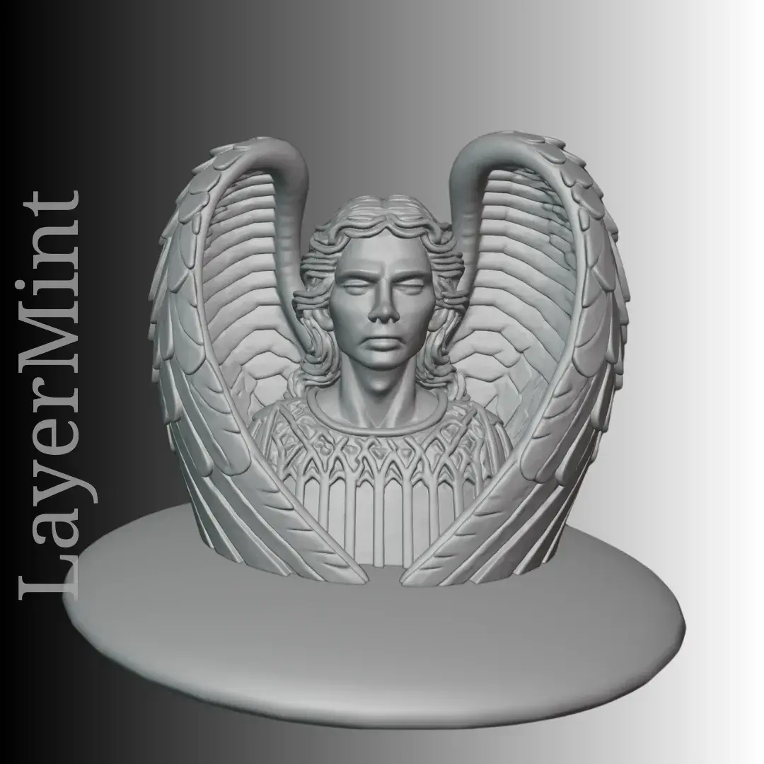 Sculptures & Artworks STL Download - Angel Bust Statue 3D Model ...