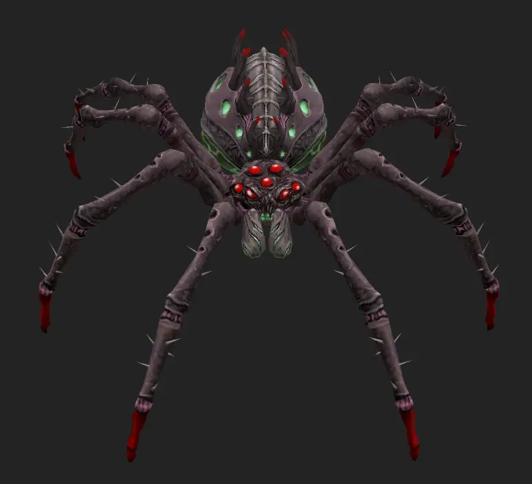 Free Characters & Creatures STL Download - Araxxor - RuneScape 3 Bossby ...