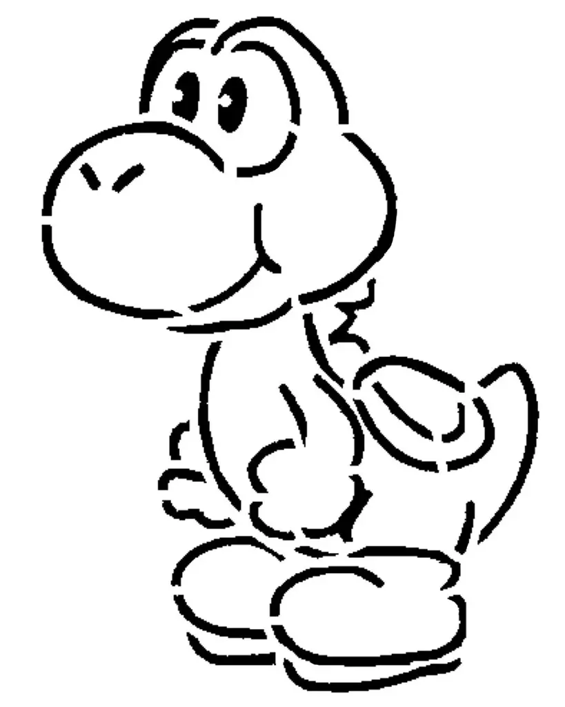 Free Other STL Download - Yoshi stencil 2by SMT_M 🦊