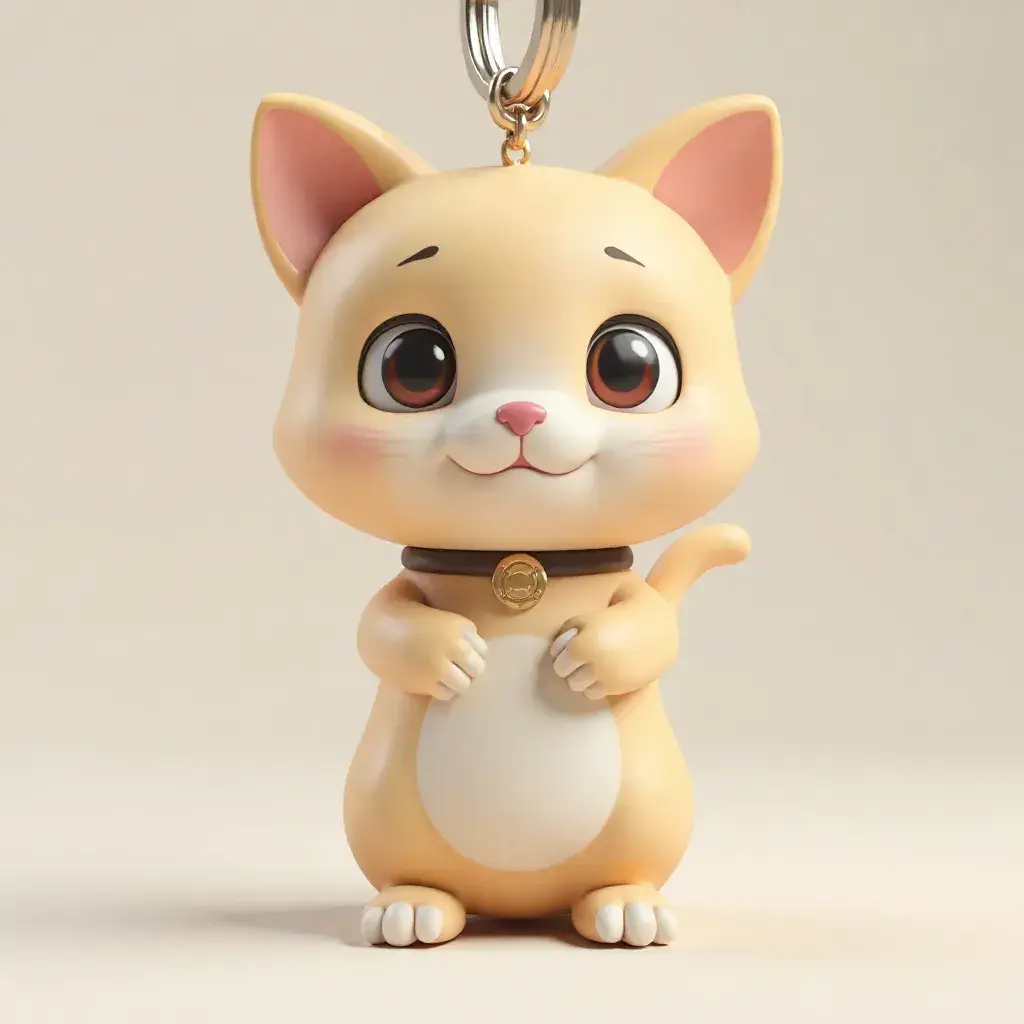 3D Printer Files | 3MF File | Cute Cat Keychain – Free STL Download ...
