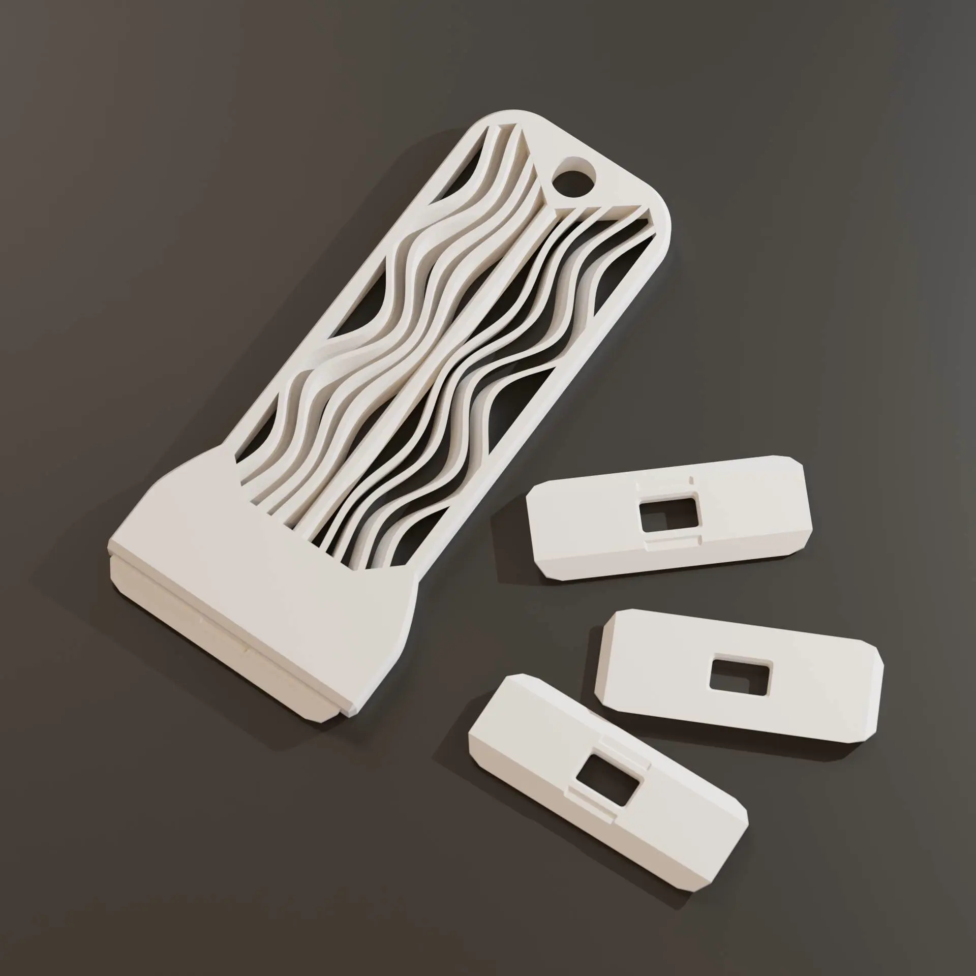 3D Printer Files | 3MF File | WaveGrip Modular Scraper | Creality Cloud