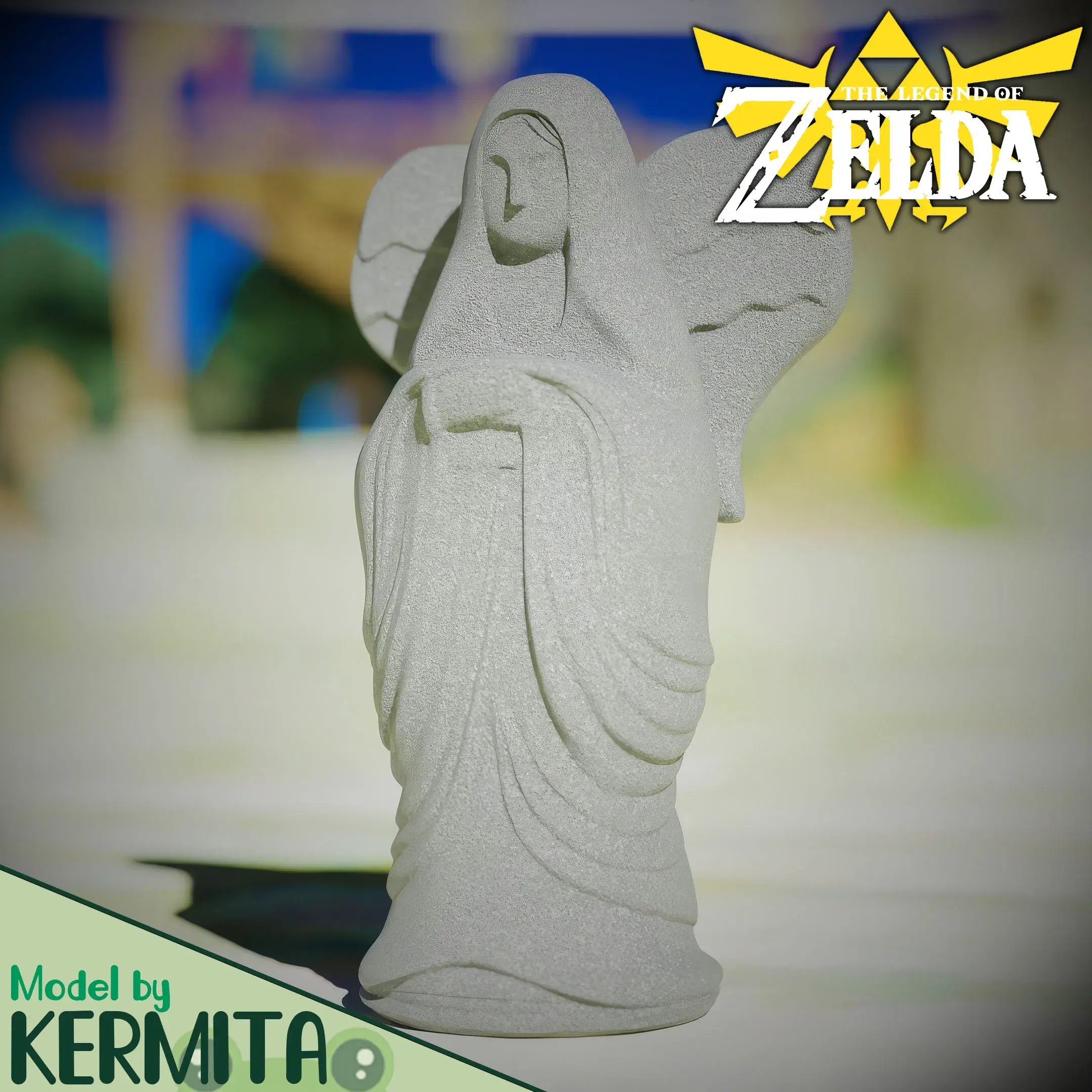 3D Printer Files | 3MF File | Hylia, Hyrule Goddess Statue - The Legend ...