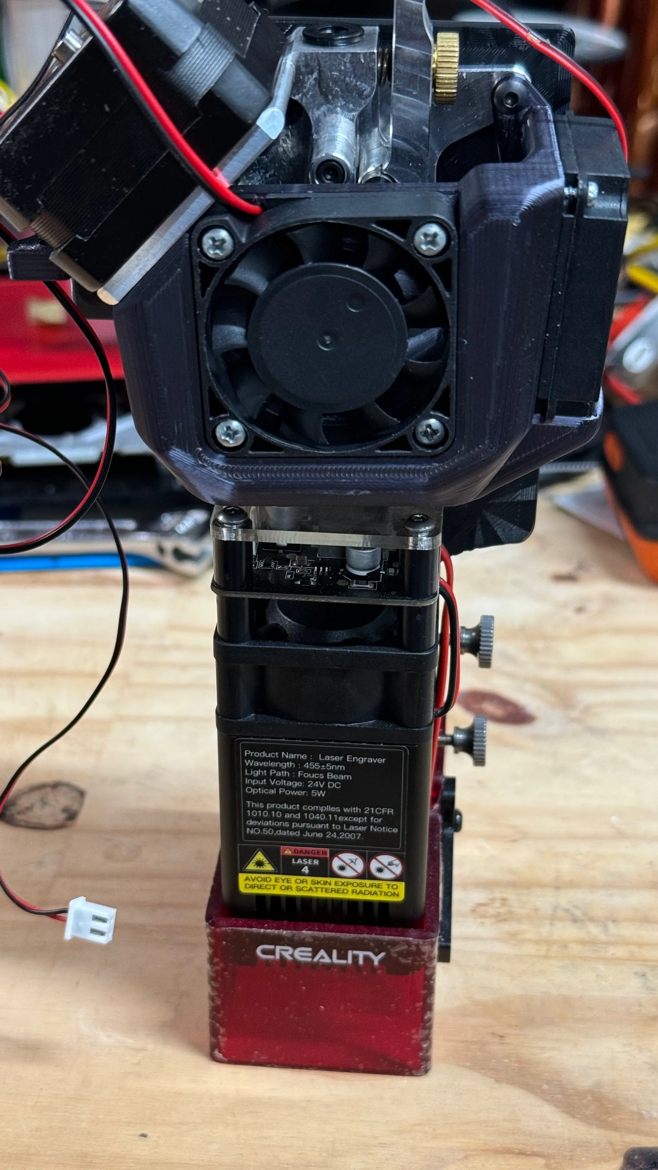 3D Printer Parts STL Download - Creality3D Laser Module adapter for ...