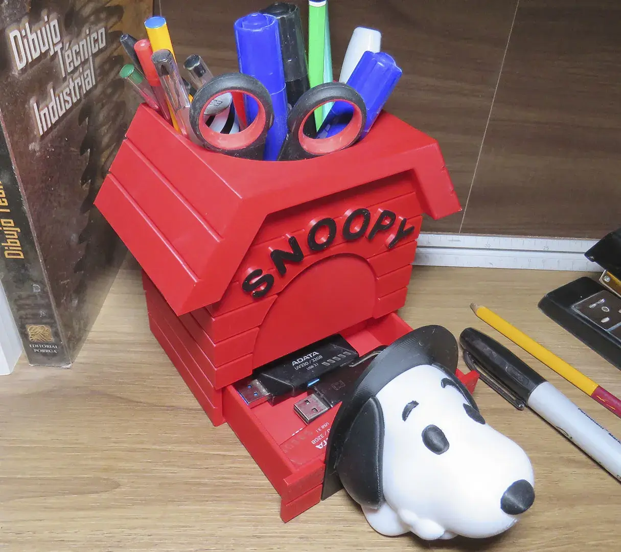 3D Printer Files | 3MF File | SNOOPY FANART PEN CASE | Creality Cloud