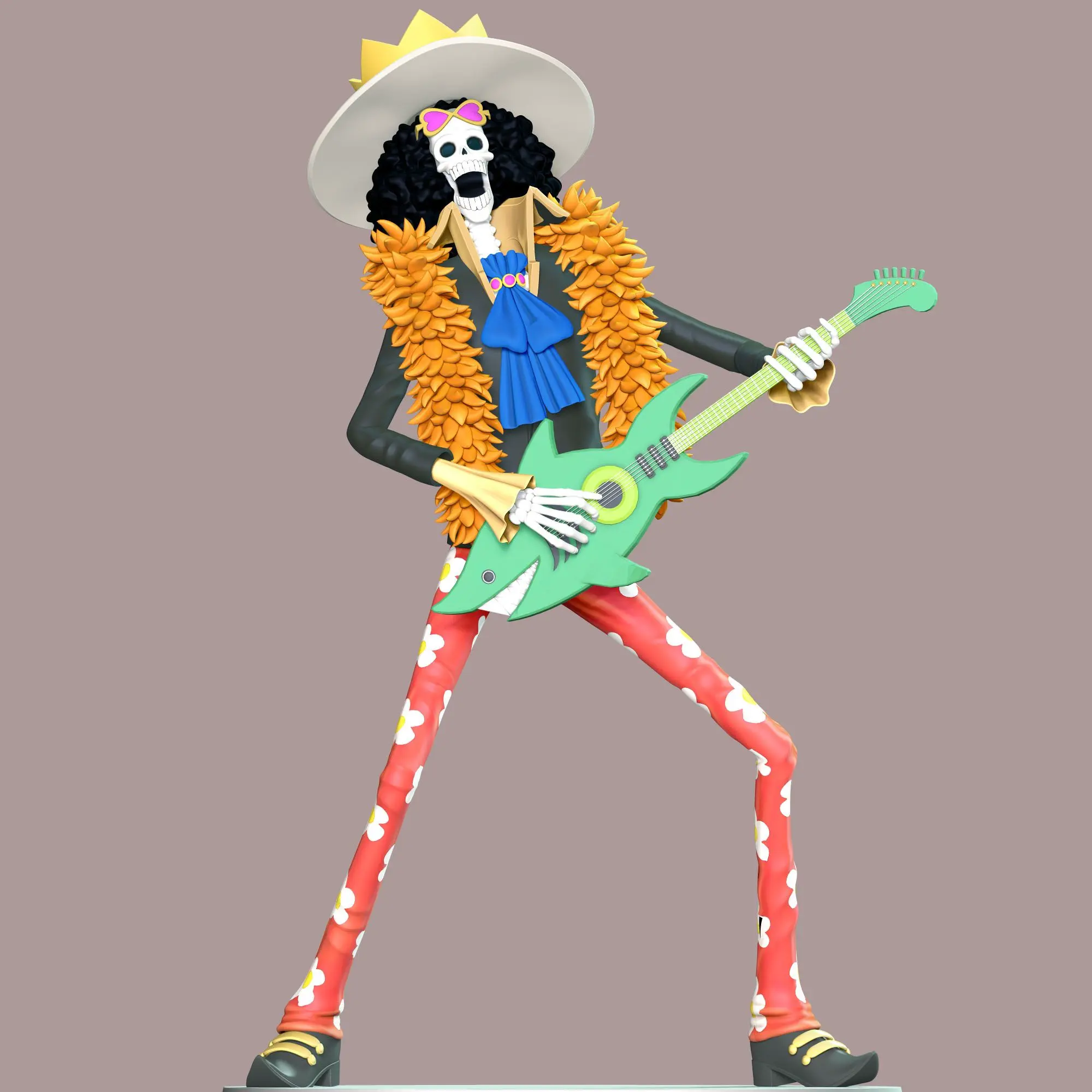 Characters & CreaturesSTL 다운로드 -Brook - One Piece - LoveModels