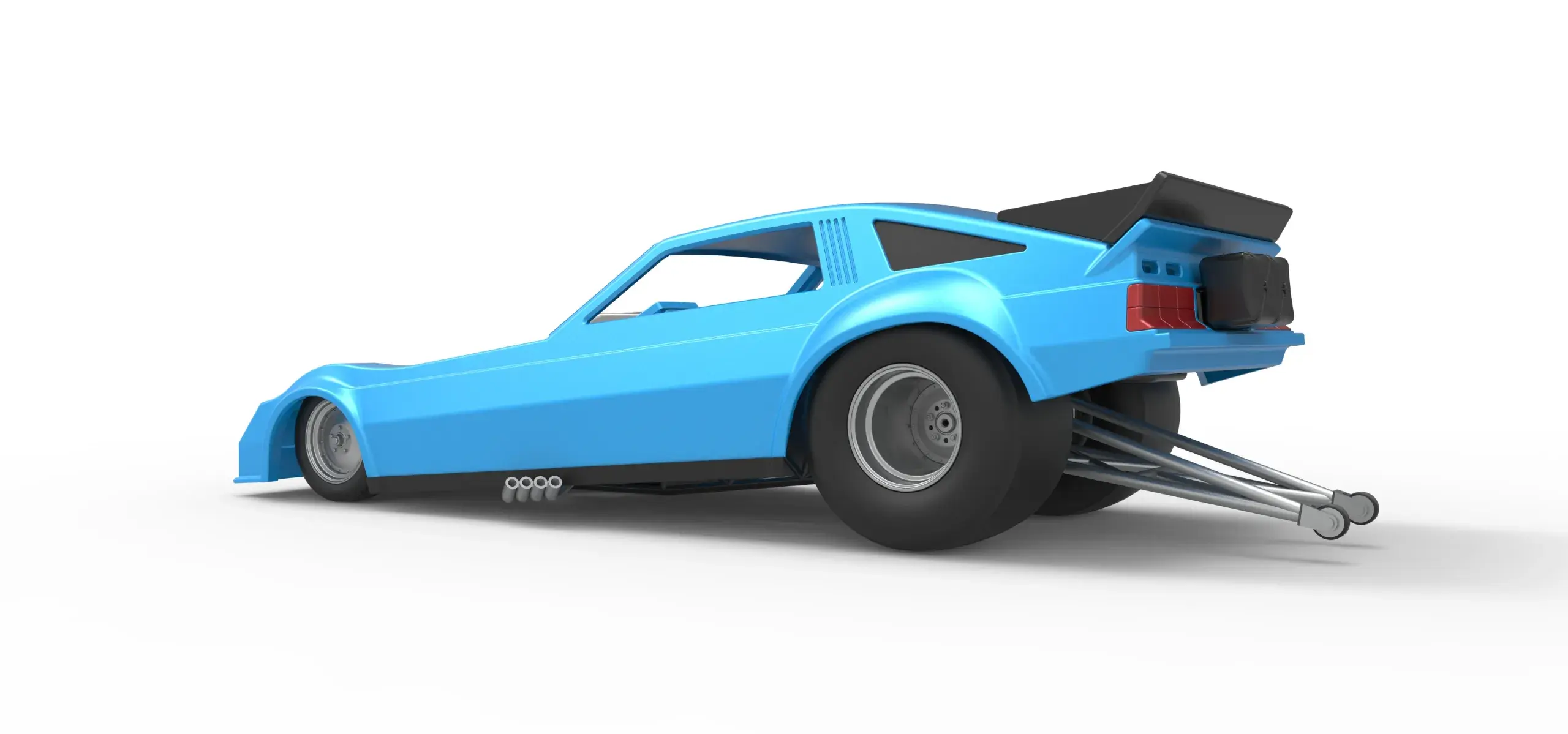 Vehicles & Machinery STL Download - Vintage Funny Car Scale 1:25by ...