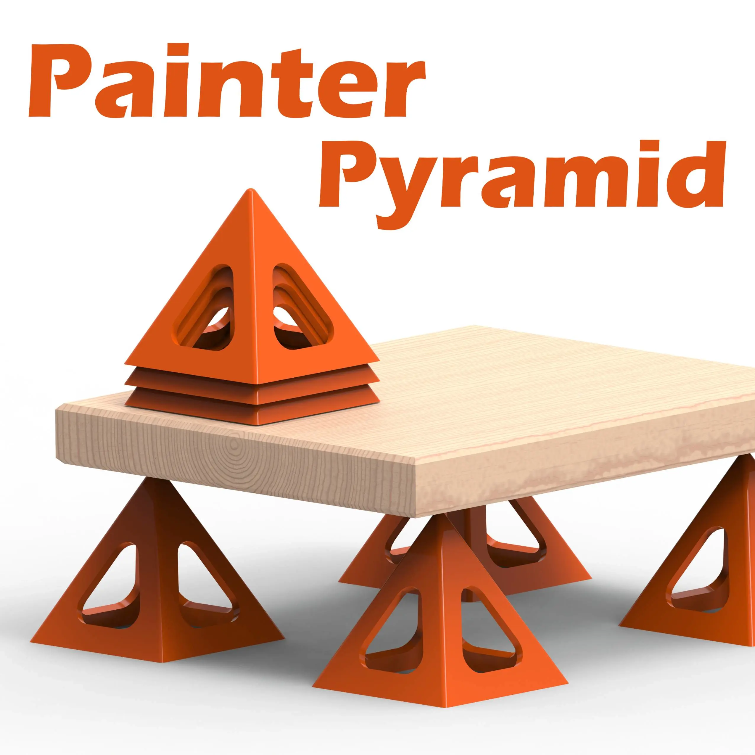 3D Printer Files | 3MF File | Painter's Pyramid - Stackable | Creality ...