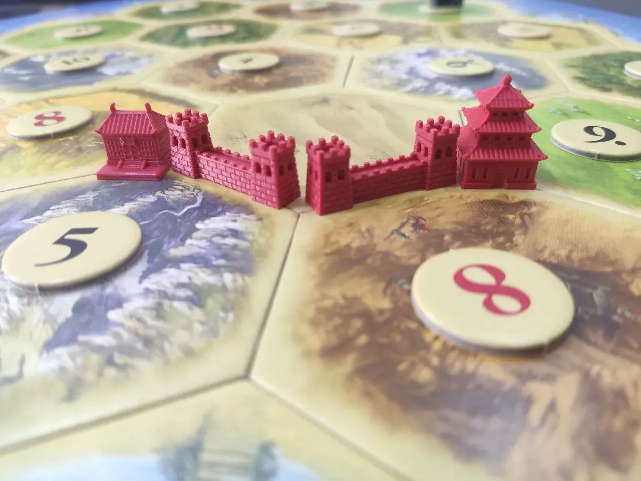 3D Printer Files | 3MF File | China themed Catan pieces | Creality Cloud