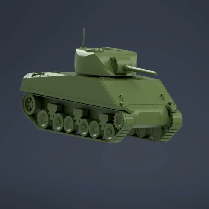 3D Printer Files | 3MF File | Sherman tank model | Creality Cloud