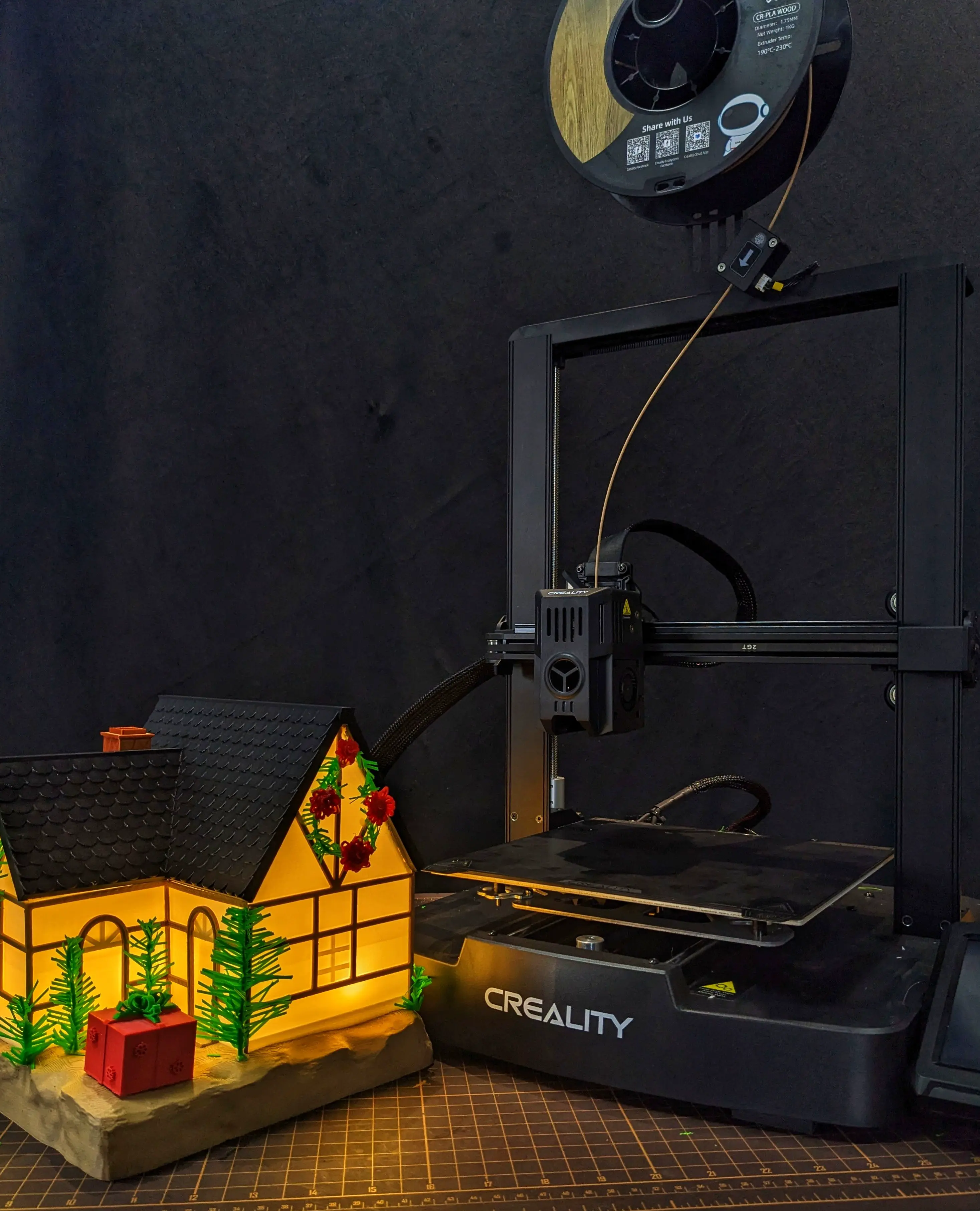 3D Printer Files | 3MF File | Christmas cabin | Creality Cloud