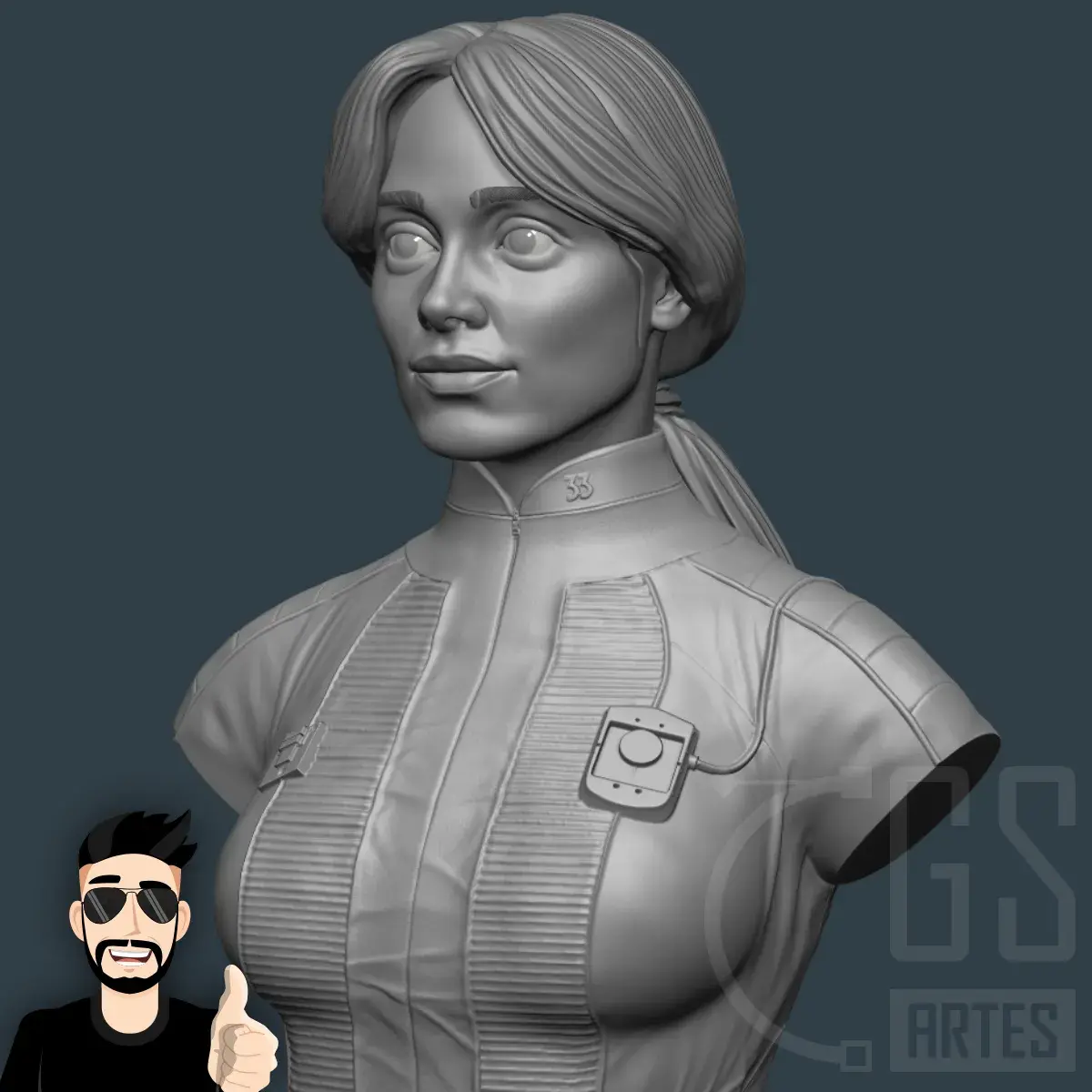 Characters & Creatures STL Download - LUCY MACLEAN - FALLOUTby CGS Artes