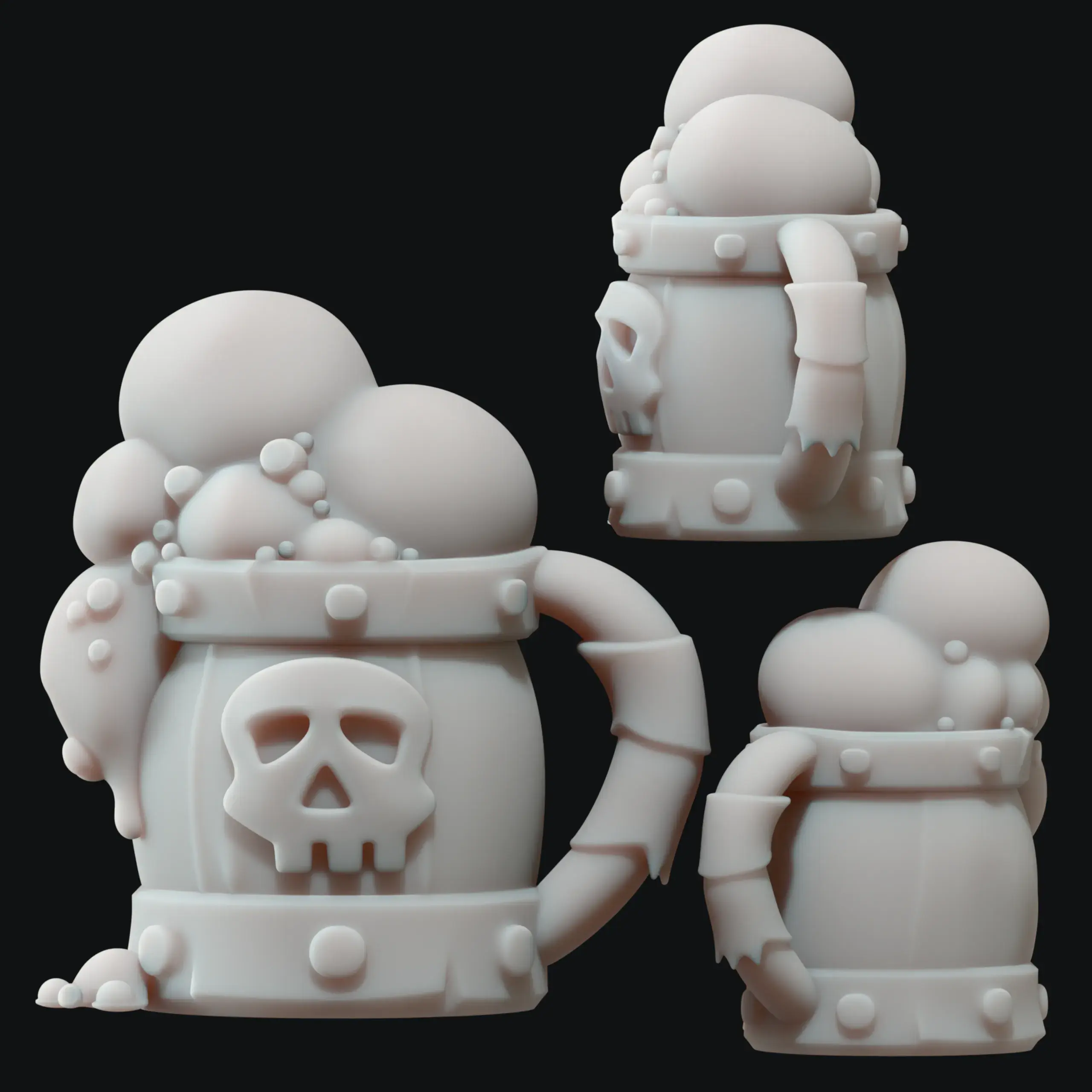 3D Printer Files | 3MF File | Stylized Beer Glass Printable 3D Model ...