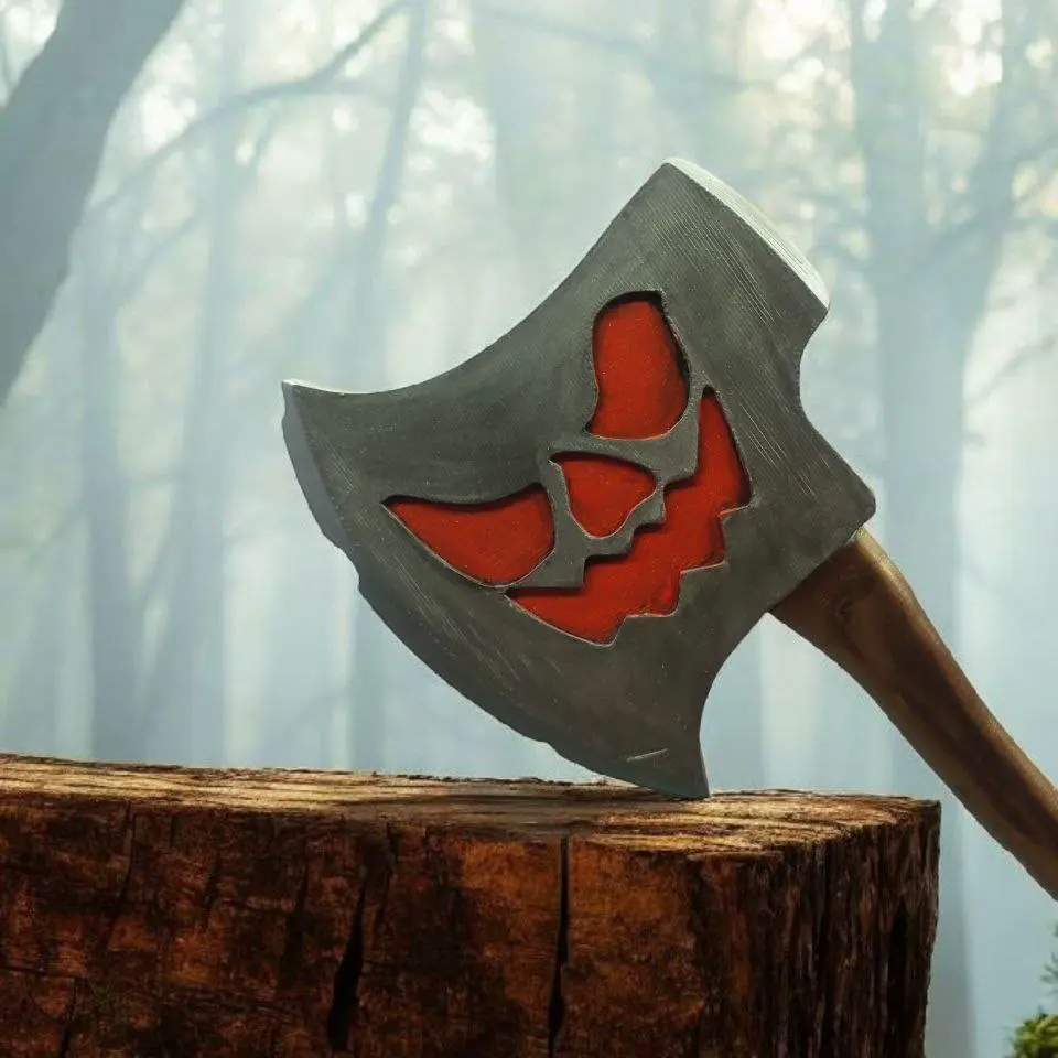 無料 Cosplay STL ダウンロード - Pumpkin Slayer Axe - 3DRF GR