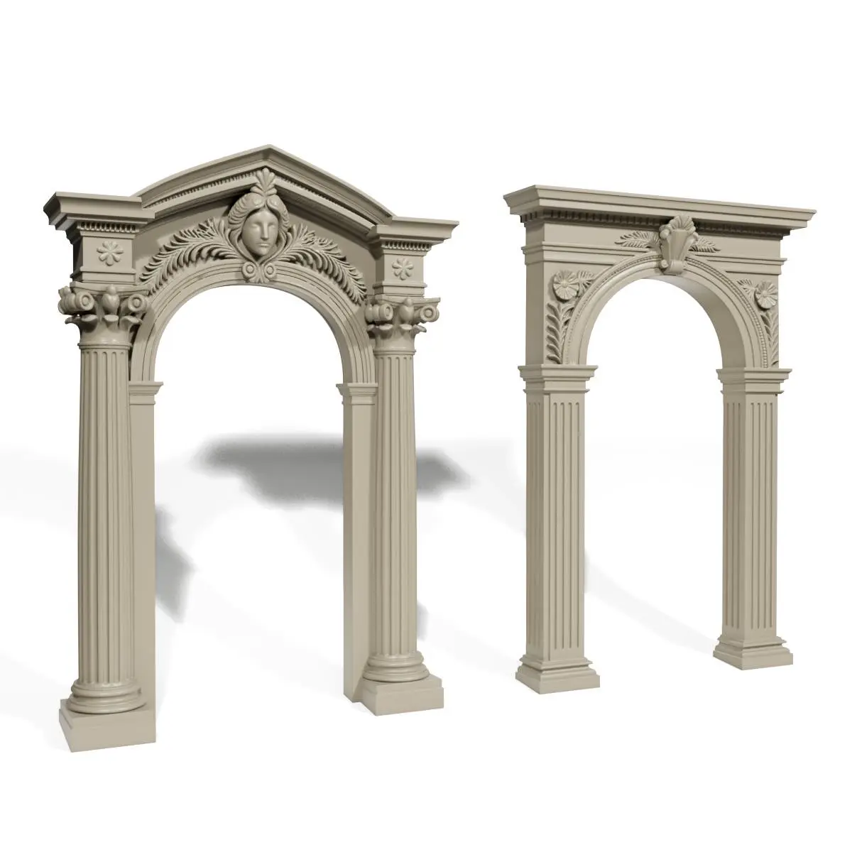 Props & Terrain STL Download - Classical Arches 2by 3D Everything