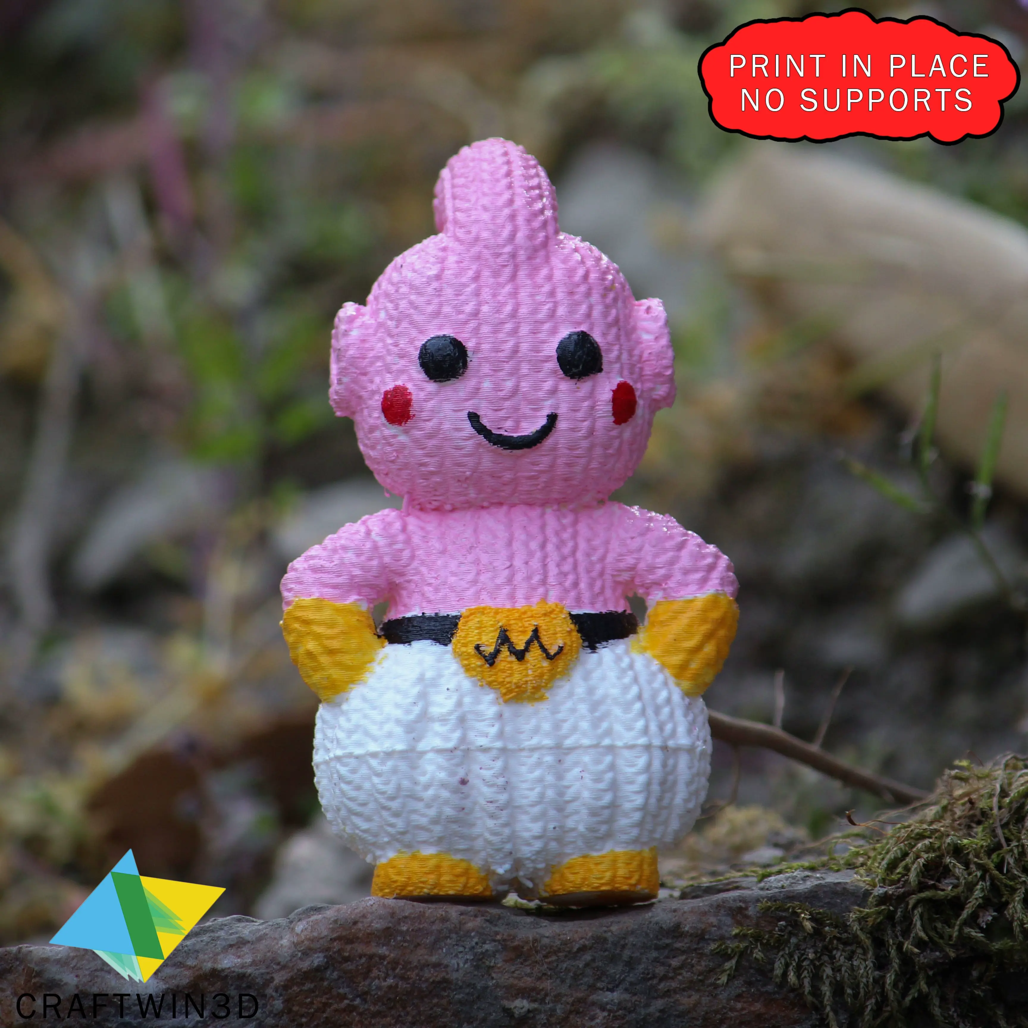 Characters & Creatures STL Download - Knitted Cute Mazin buuby CraftWin3d