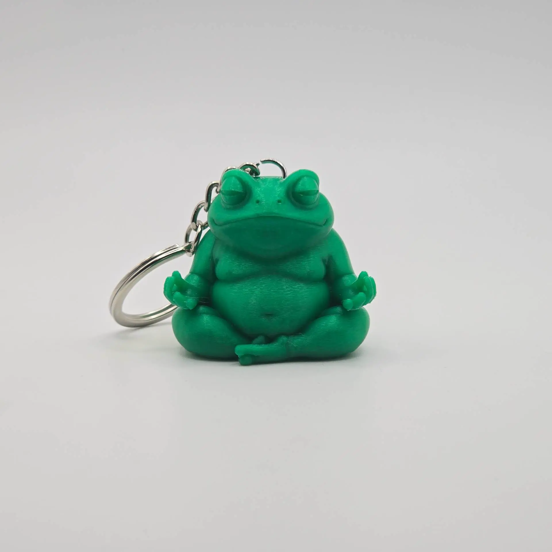 3D Printer Files | 3MF File | Chonky Zen Frog Keychain (Remix) | Creality Cloud