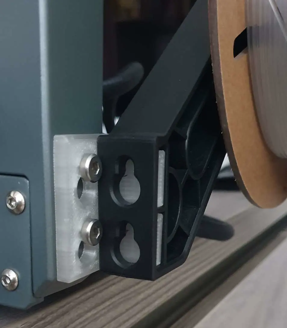 3D Printer Files | 3MF File | Angle bracket for mounting filament spool holder arm | Creality Cloud