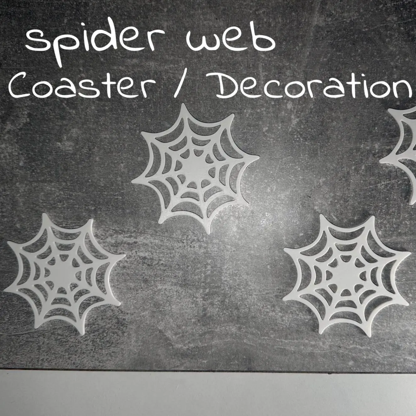 3D Printer Files | 3MF File | Spider web coaster | Creality Cloud