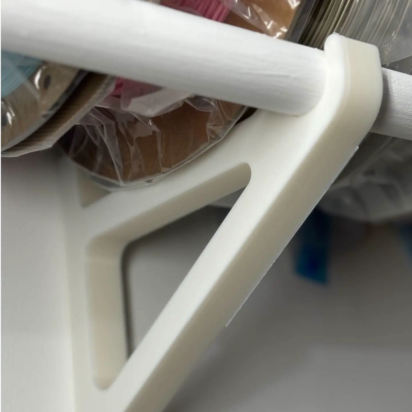 Free 3D Printer Accessories STL Download - Wall-Mounted Filament Shelf ...