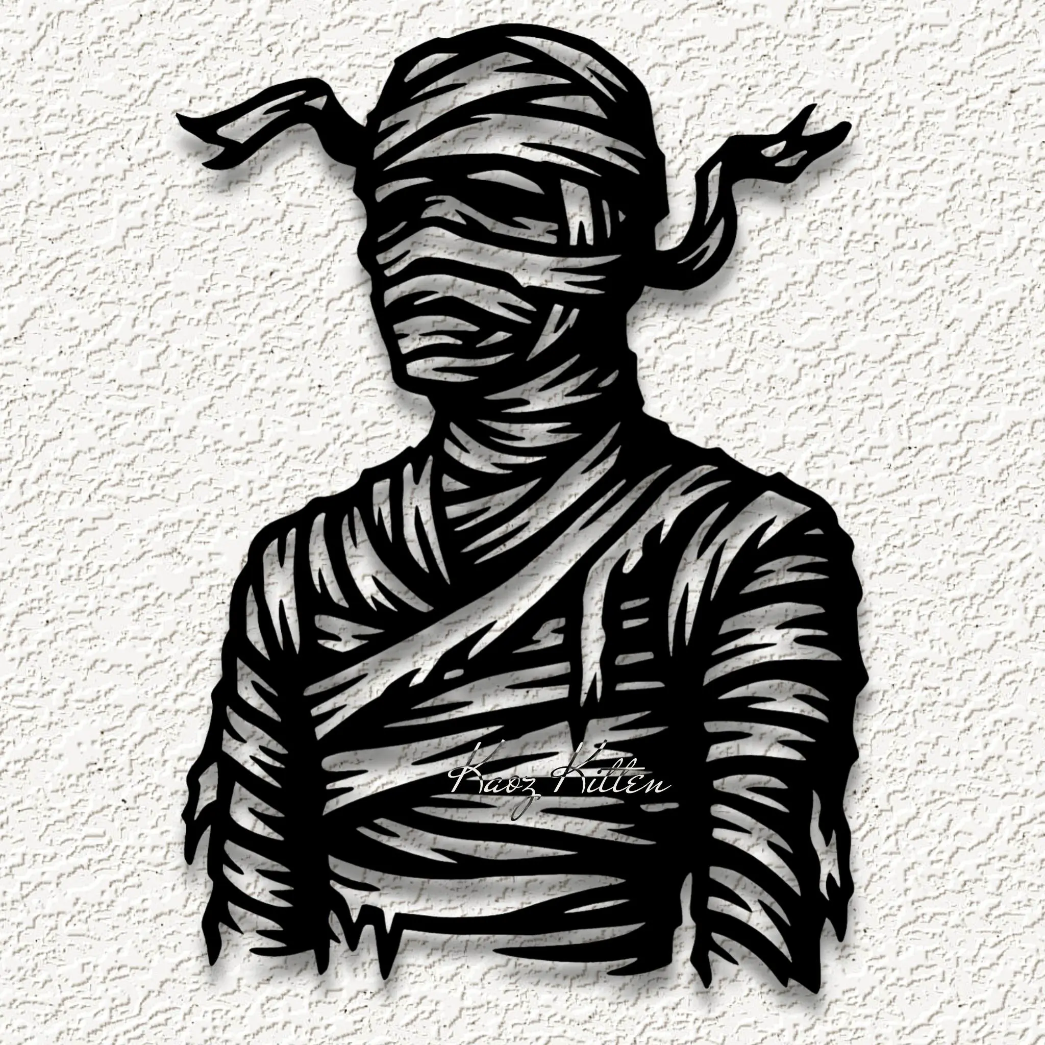 Other STL Download - haunted mummy wall art home decorby Kaoz Kitten